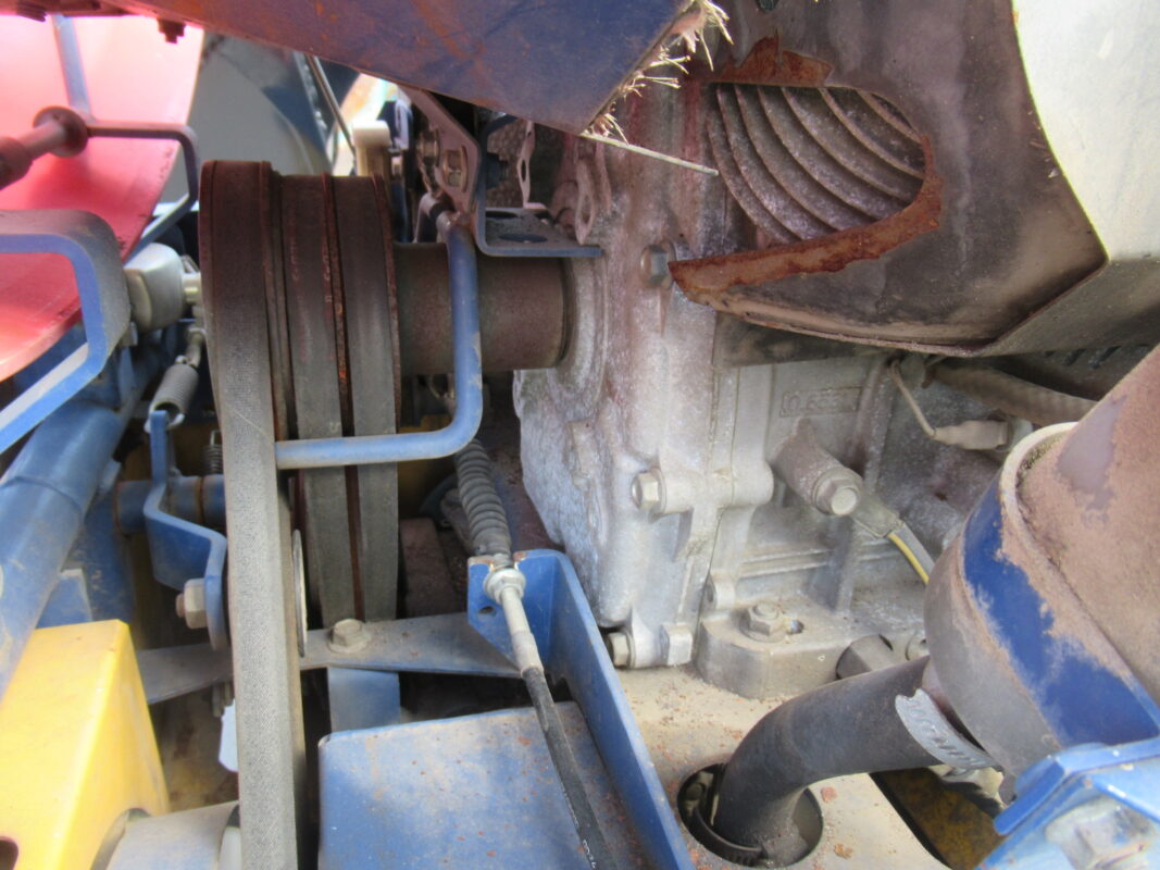 Grass cutter rotary mower passenger type gasoline – West Management